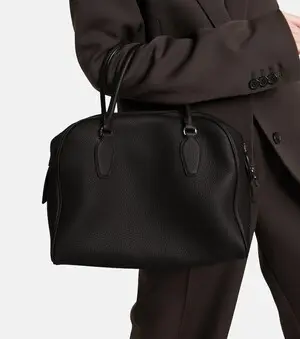 THE ROW India Leather Tote Bag - Brown