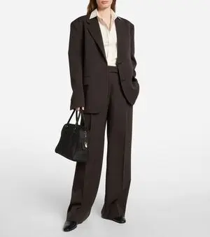 THE ROW India Leather Tote Bag - Brown