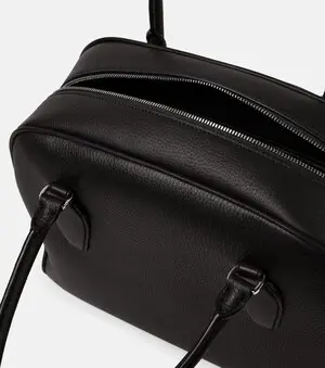 THE ROW India Leather Tote Bag - Brown