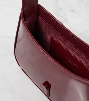 Saint Laurent Le 5 À 7 Mini Patent Leather Shoulder Bag - Red