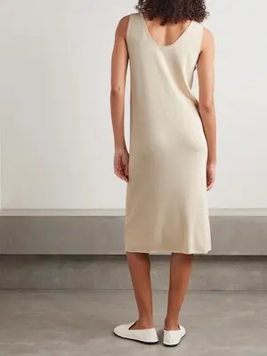 THE ROW Garfield Silk Midi Dress