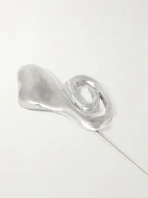 GIGI BURRIS MILLINERY Rhodium-plated Brass Brooch