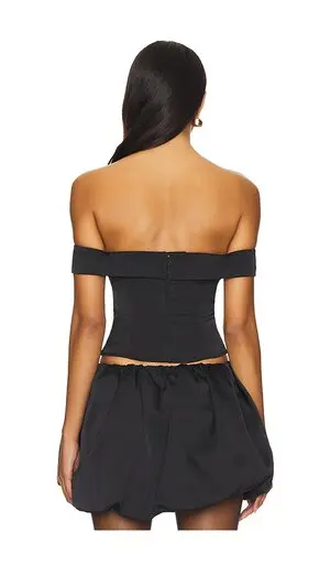 Majorelle Carolina Satin Corset Top
