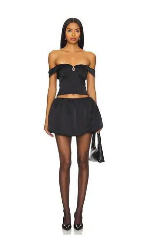 Majorelle Carolina Satin Corset Top