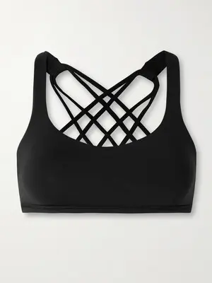 Lululemon Free To Be Wild Stretch-knit Sports Bra - Black