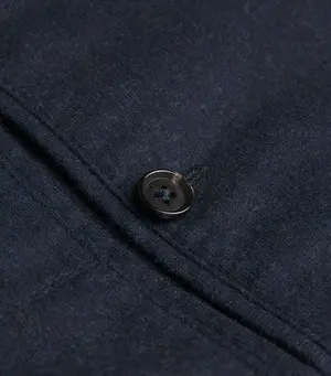 Isaia Wool-cashmere Blend Drawstring Trousers - Navy