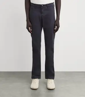 Jacob Cohen Bobby Slim Chinos - Navy