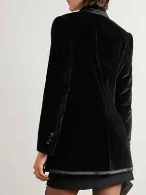 Dolce & Gabbana Double-breasted Velvet Blazer