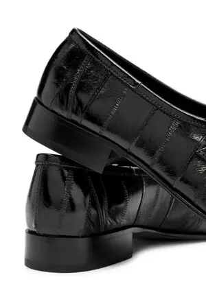 THE ROW Soft 25 Eelskin Leather Loafers