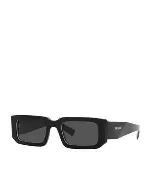 Prada Rectangle Sunglasses - Black