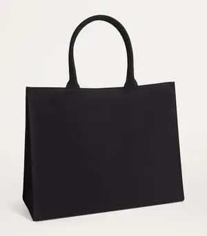 Harrods Large Cotton Logo Tote Bag