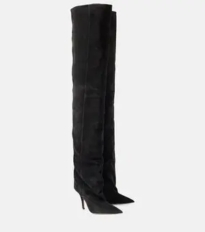 Paris Texas Ines 105 Suede Over-the-knee Boots