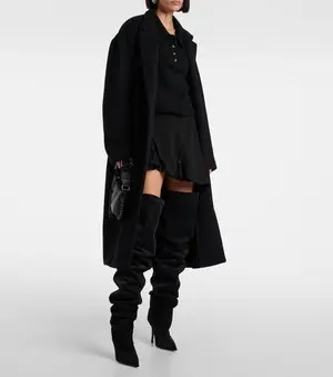 Paris Texas Ines 105 Suede Over-the-knee Boots