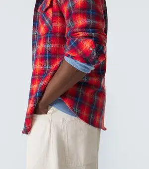 GOD'S TRUE CASHMERE Checked Cashmere Shirt