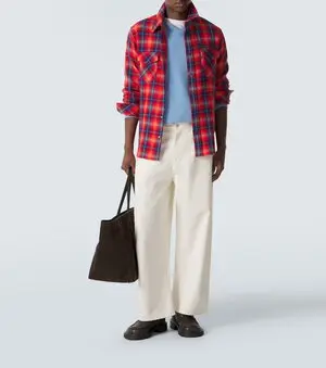 GOD'S TRUE CASHMERE Checked Cashmere Shirt