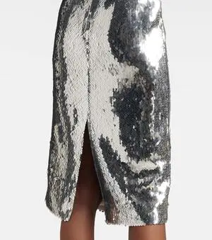 Magda Butrym Sequined Midi Dress