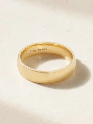 DE BEERS LONDON Talisman Large 18-karat Diamond Ring