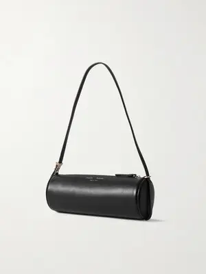 Proenza Schouler Silo Textured-leather Shoulder Bag - Black