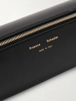 Proenza Schouler Silo Textured-leather Shoulder Bag - Black