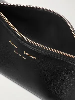 Proenza Schouler Silo Textured-leather Shoulder Bag - Black