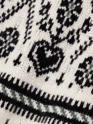 Khaite Guy Intarsia Cashmere-blend Sweater - Neutrals