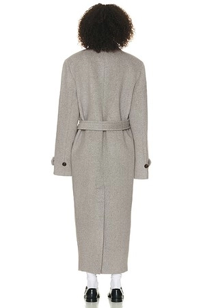 HELSA Bold Shoulder Long Coat