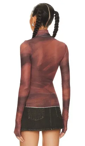 AFRM Zadie Mesh Top - Rust