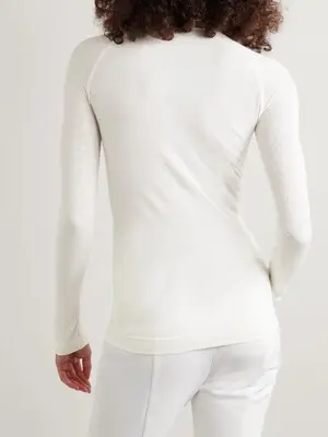 Falke Nordic Wool-blend Mock Neck Top