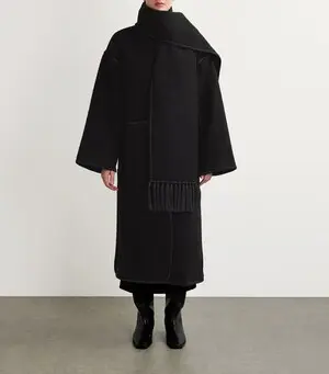 TOTEME Wool-blend Longline Coat - Black