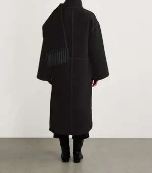 TOTEME Wool-blend Longline Coat - Black