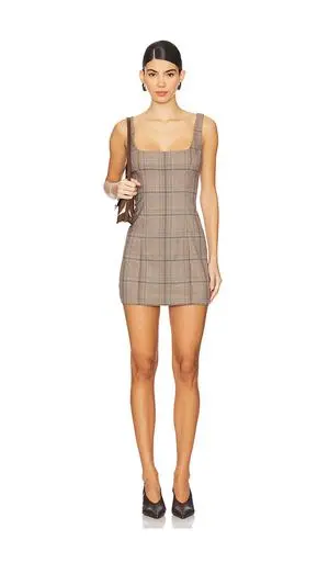 LOVERS AND FRIENDS Bonnie Mini Dress - Beige