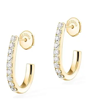 Messika Gatsby Diamond And Yellow Earrings