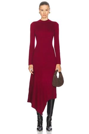 L'academie Odelya Asymmetrical Dress - Wine