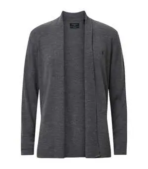 ALLSAINTS Mode Merino Wool Cardigan - Grey