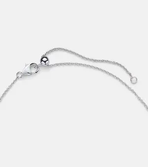 KAMYEN 18kt White Gold Choker With Emeralds And Diamonds