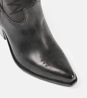 GOLDEN GOOSE Wish Star Leather Cowboy Boots