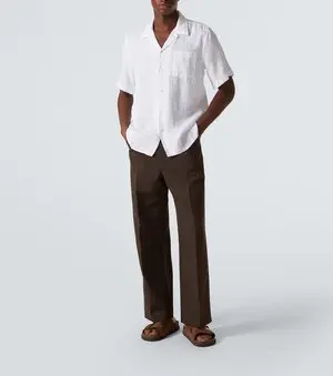 Vilebrequin Charli Linen Bowling Shirt