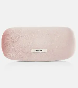 Miu Miu Oval Sunglasses - Pink