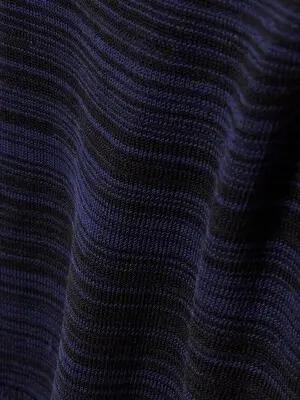 Y/project Spaced-dyed Ribbed Knit Top With Wraparound Ties