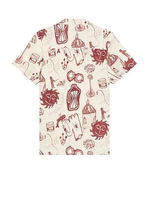 Oas Cantina Cuba Linen Shirt - White