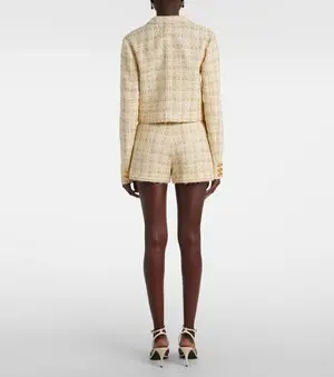 Giambattista Valli Checked Cropped Jacket