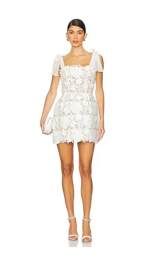 BRONX BANCO Maia Sleeveless Mini Dress - White