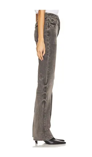 Fear Of God High-waisted Fitted Leg Jeans - Black
