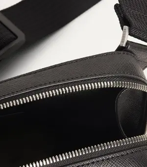 Sandro Small Recycled Leather Cross-body Bag - Black
