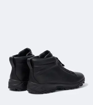 Zegna Triple Stitch Vetta Leather Sneakers