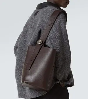 Loewe Pebble Leather Bucket Bag