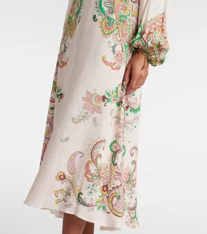 Etro Printed Midi Dress - Multicoloured