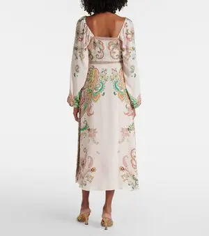 Etro Printed Midi Dress - Multicoloured