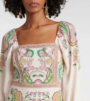 Etro Printed Midi Dress - Multicoloured