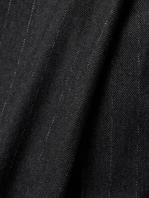 Christopher Esber Pleated Pinstriped Twill Straight-leg Trousers
